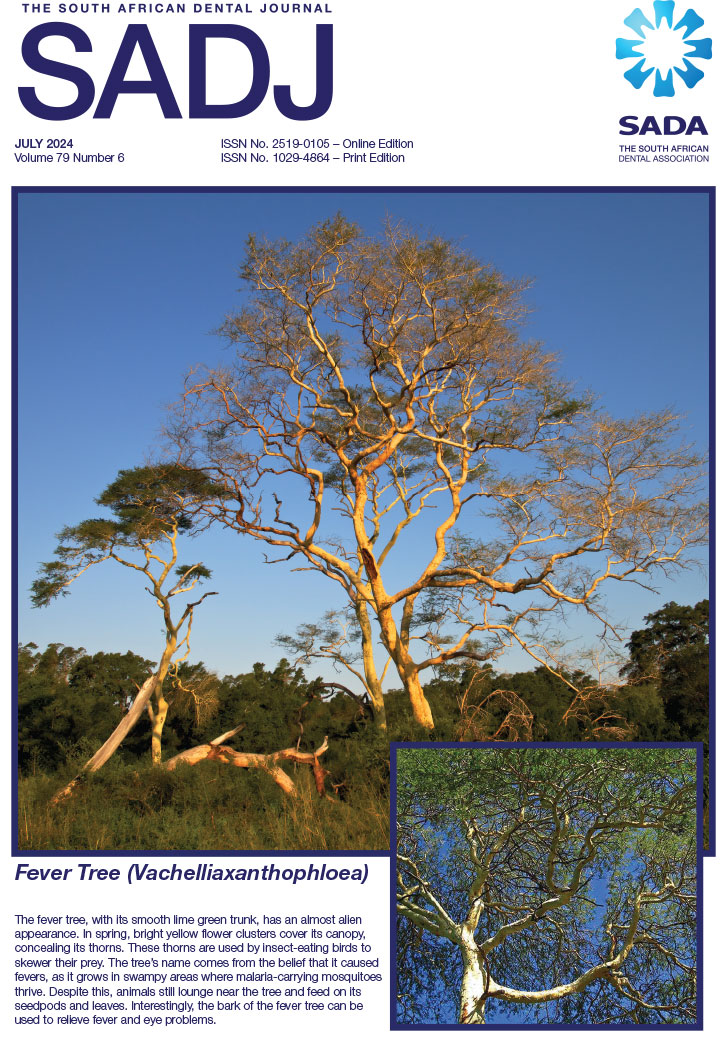 SADJ Volume 79 # 06 July 2024 | South African Dental Association